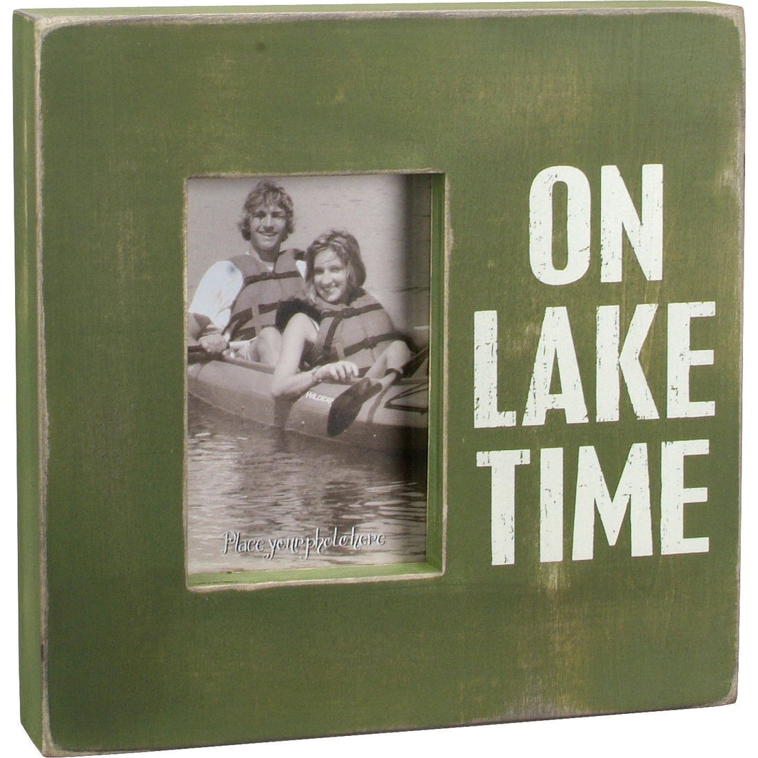 On Lake Time | Picture Frame | Cabin Decor | Boaters | Solagohome ...